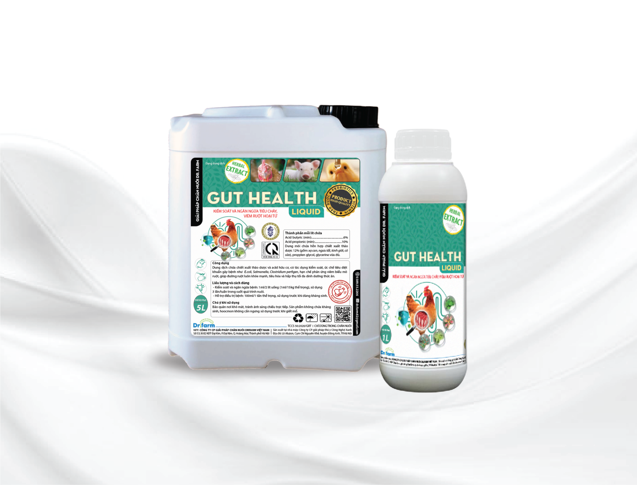 Gut Health Liquid – Công ty CP giải pháp chăn nuôi Dr.Farm Việt Nam